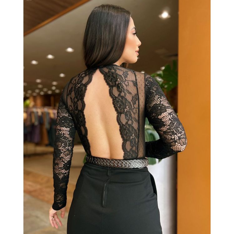 Body Club Rendas Preto - Murau