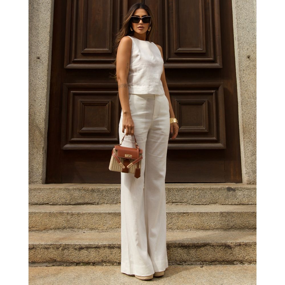 Calça Gizely Off White - Murau